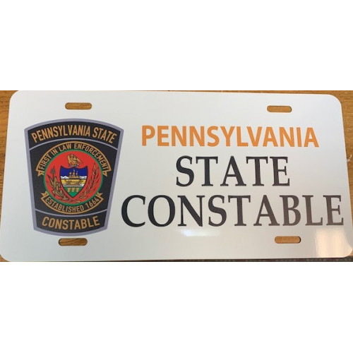 PA,State,Constable,Plate