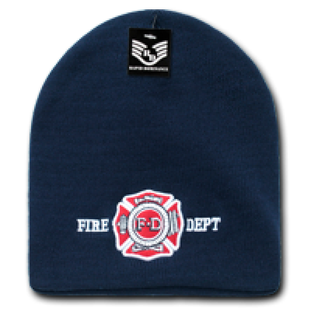 Navy Fire Dept Beanie
